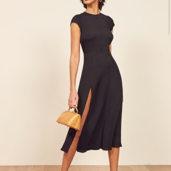 Reformation | Dresses | Nwt Reformation Gavin Dress Black | Poshmark